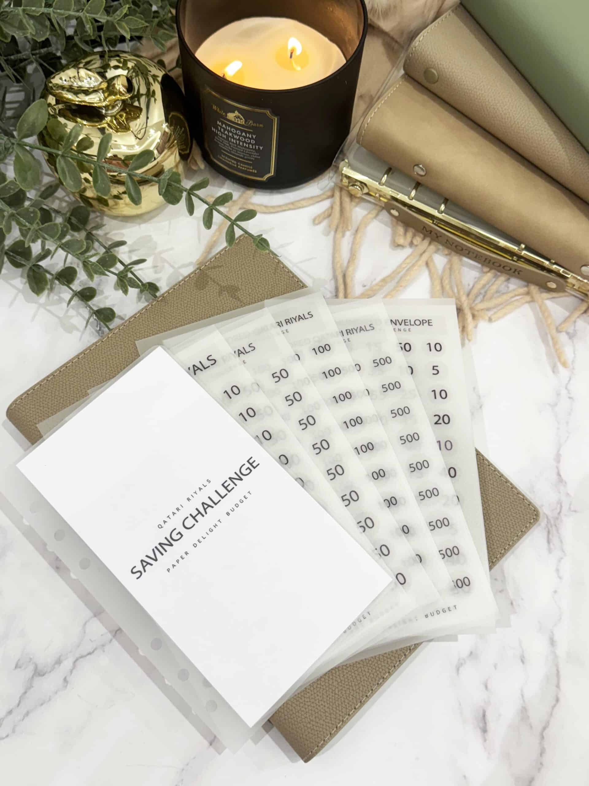 Starter Saving Challenge Envelopes | مجموعة أظرف الادخار للمبتدئين ...